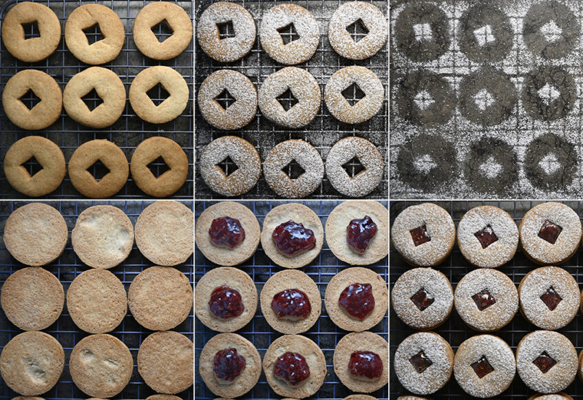 Recipe for Two-Bite Linzer Cookies – Cocoa & Lavender