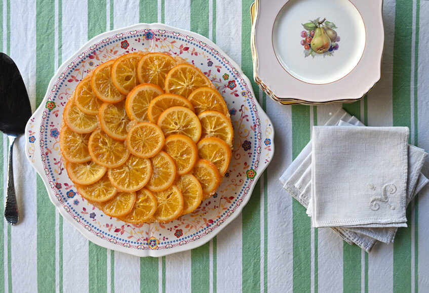 Recipe for Cardamom Orange Upside Down Cake – Cocoa & Lavender