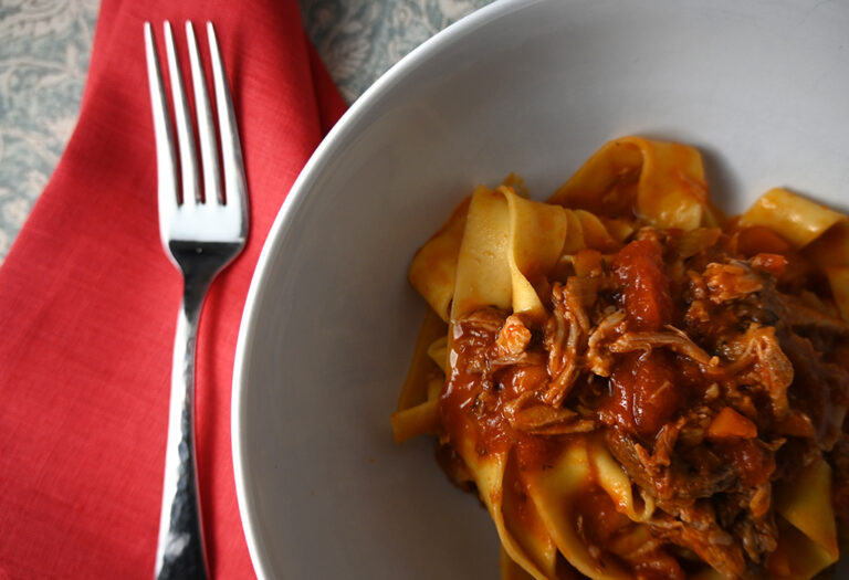 Recipe for Braised Pork Ragoût – Cocoa & Lavender